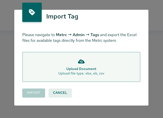 Metrc Tag Management – Bamboo