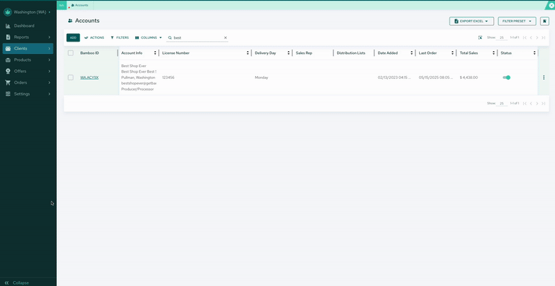Net Payment Terms – Bamboo